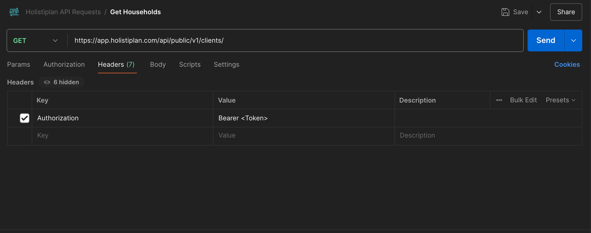 Getting Started with the Holistiplan API